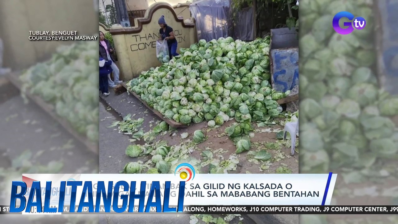 Mga gulay, itinambak sa gilid ng kalsada o ipinamigay na lang dahil sa ...