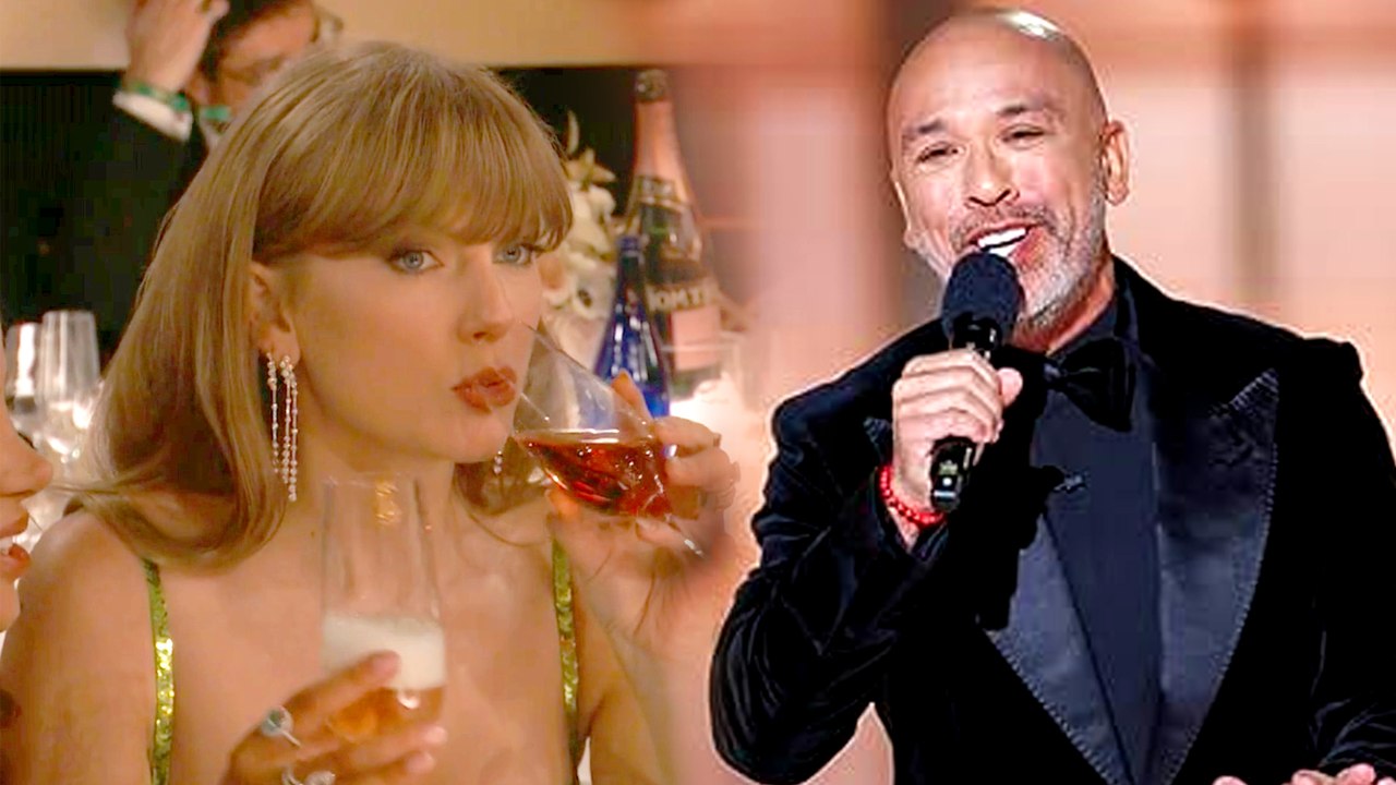 Taylor Swift's Composure at Golden Globes 2024: Sipping Through Jo Koy ...