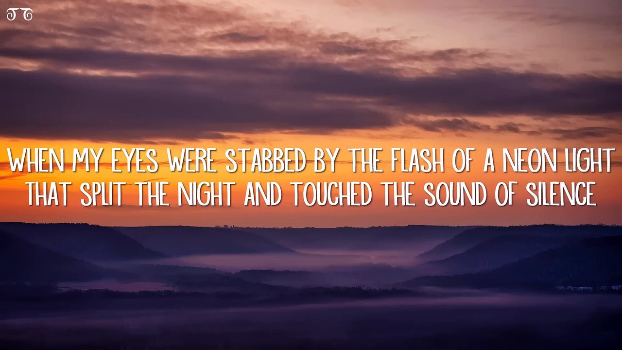 DISTURBED - SOUND OF SILENCE (LYRIC VIDEO PERFORMED BY JEFF LUPUS ...