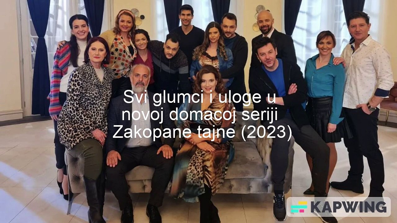 Zakopane tajne (nova domaca serija 2023) - svi glumci i uloge u seriji - video Dailymotion