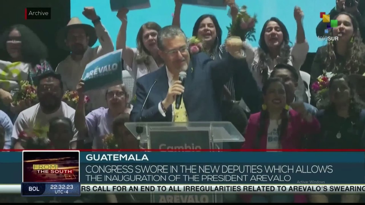 Guatemala's Congress swears in all 160 deputies prior to Arevalo's ...