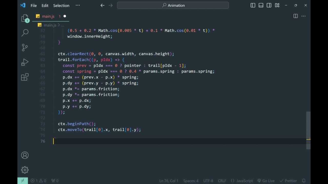 Interactive Mouse Cursor Animation Tutorial | HTML, CSS, JavaScript - video Dailymotion
