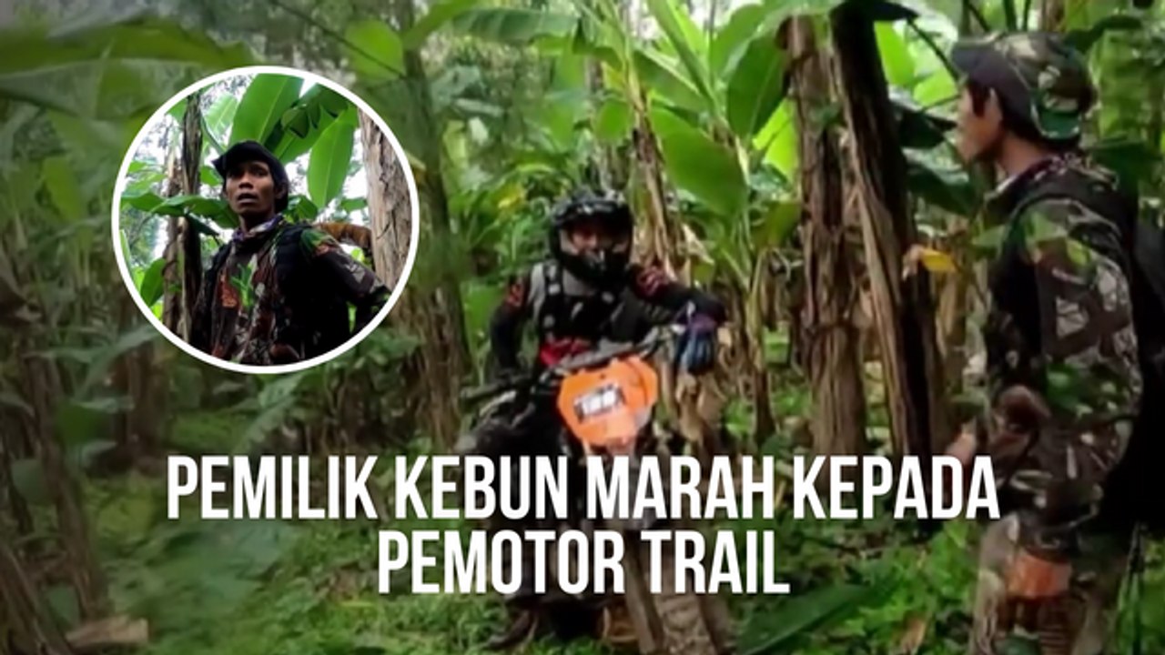 Pemilik Kebun Marah Meminta Ganti Rugi Kepada Pemotor Trail Lantaran ...