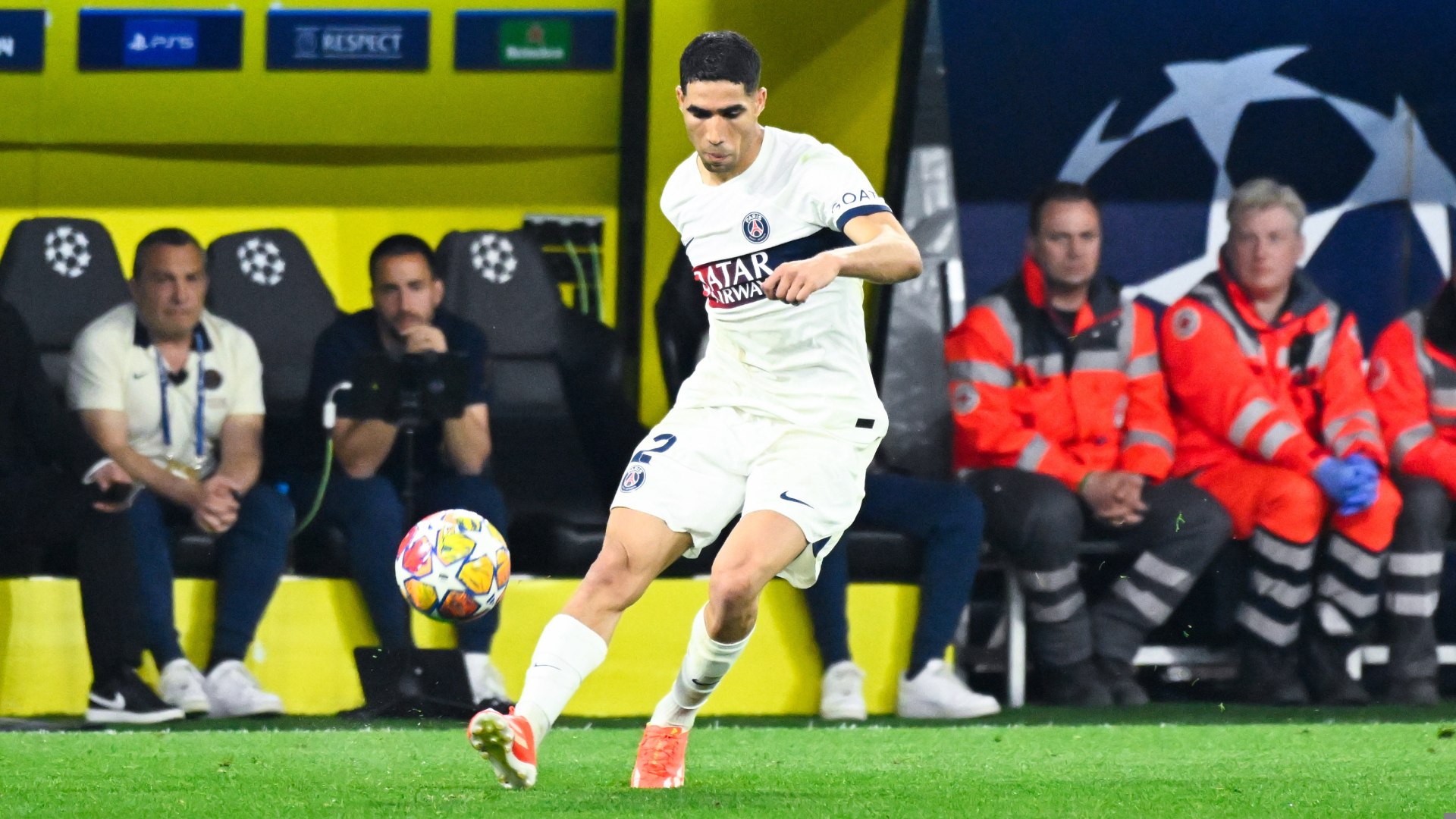 Hakimi Sees PSG as Superior in the Second Leg Against Dortmund | beIN ...