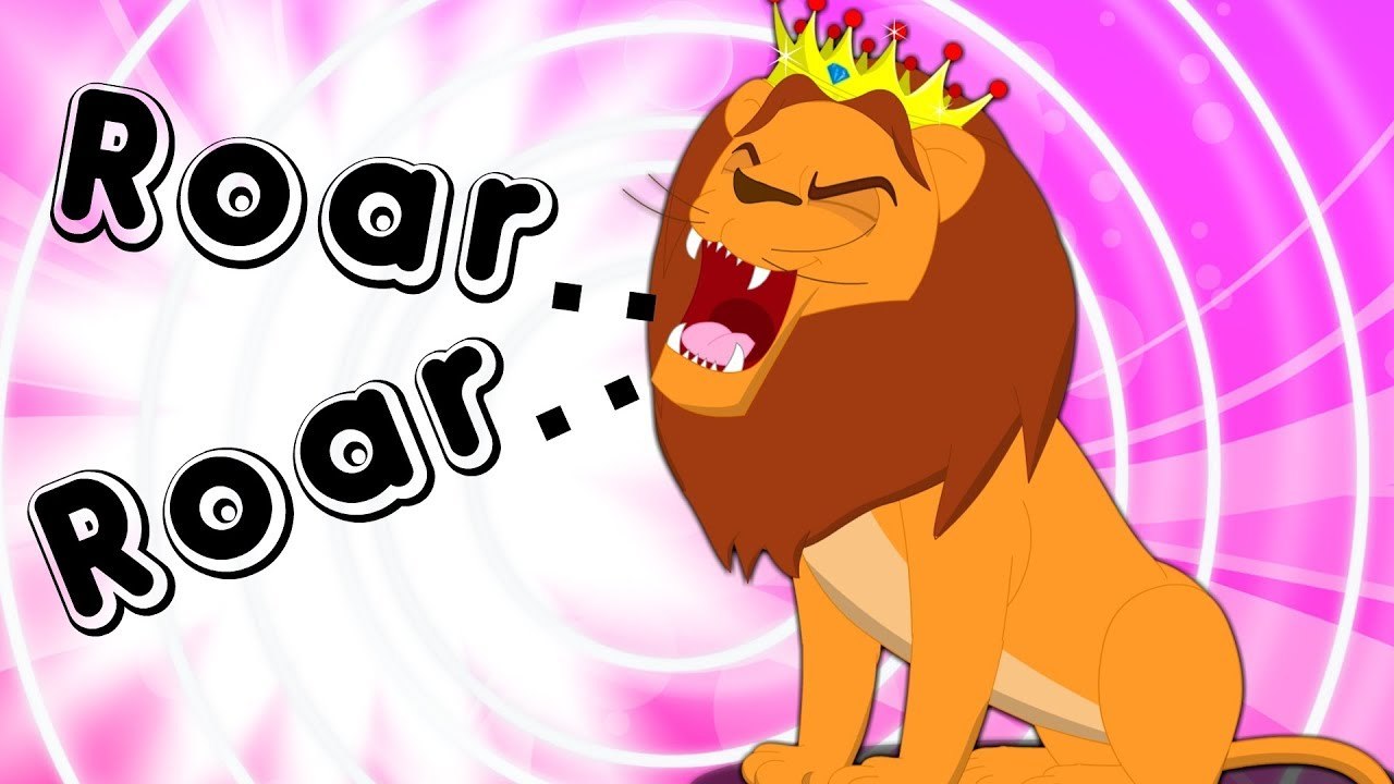 Roar Roar Lion | Nursery Rhyme Cartoons By Kids Tv - video Dailymotion
