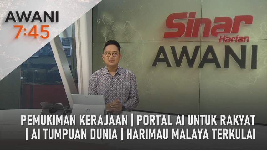 AWANI 7:45 [16/01/2024] – Pemukiman kerajaan | Portal AI untuk rakyat ...