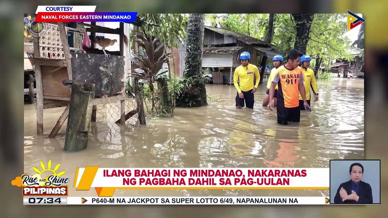 Ilang bahagi ng Mindanao, nakaranas ng pagbaha dahil sa pag-uulan ...