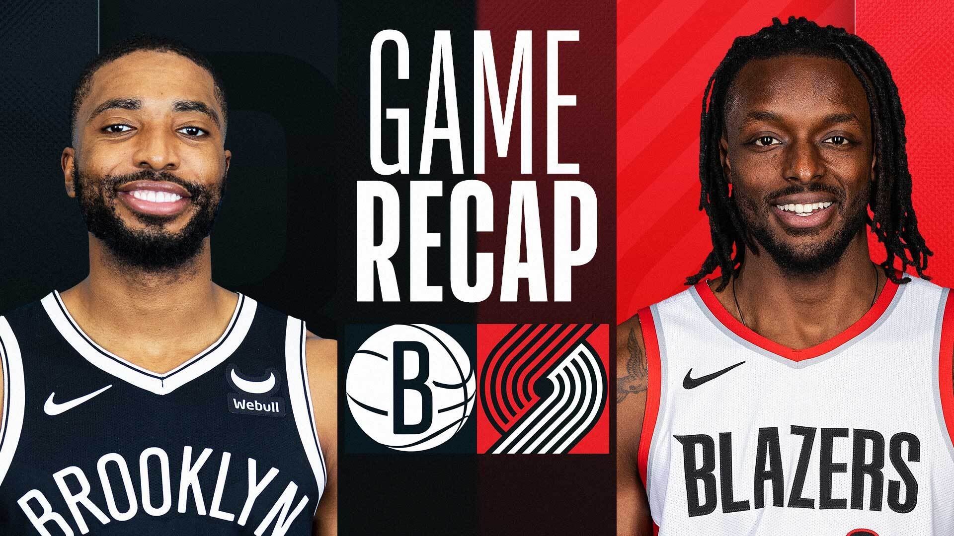 NBA : Un money time de feu et Portland enfonce les Nets | beIN SPORTS