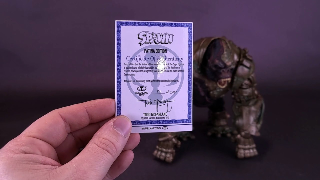 McFarlane Toys Spawn Cygor Figure Patina Edition - video Dailymotion