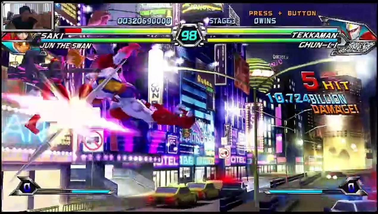 (Wii) Tatsunoko vs. Capcom Ultimate All-Stars - 17 - Saki Omokane and ...