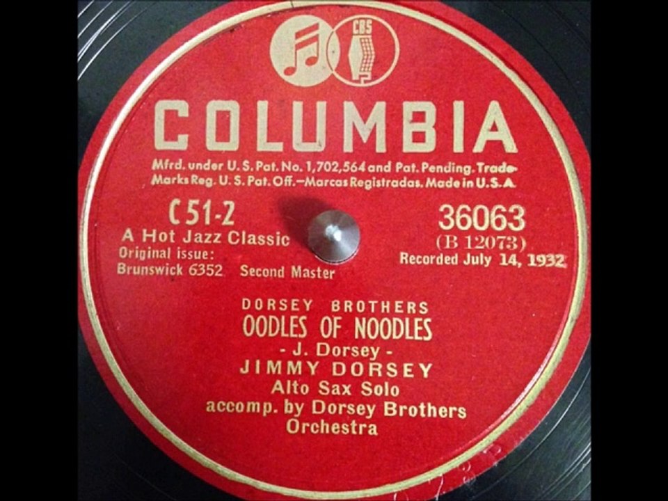 Jimmy Dorsey - Oodles of Noodles (1932) - Vídeo Dailymotion