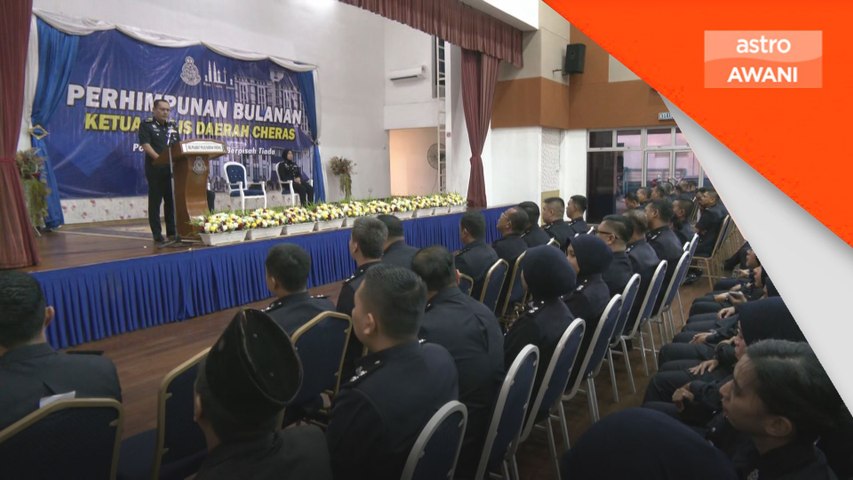 Jenayah indeks IPD Cheras turun 10.7 peratus | Astro Awani