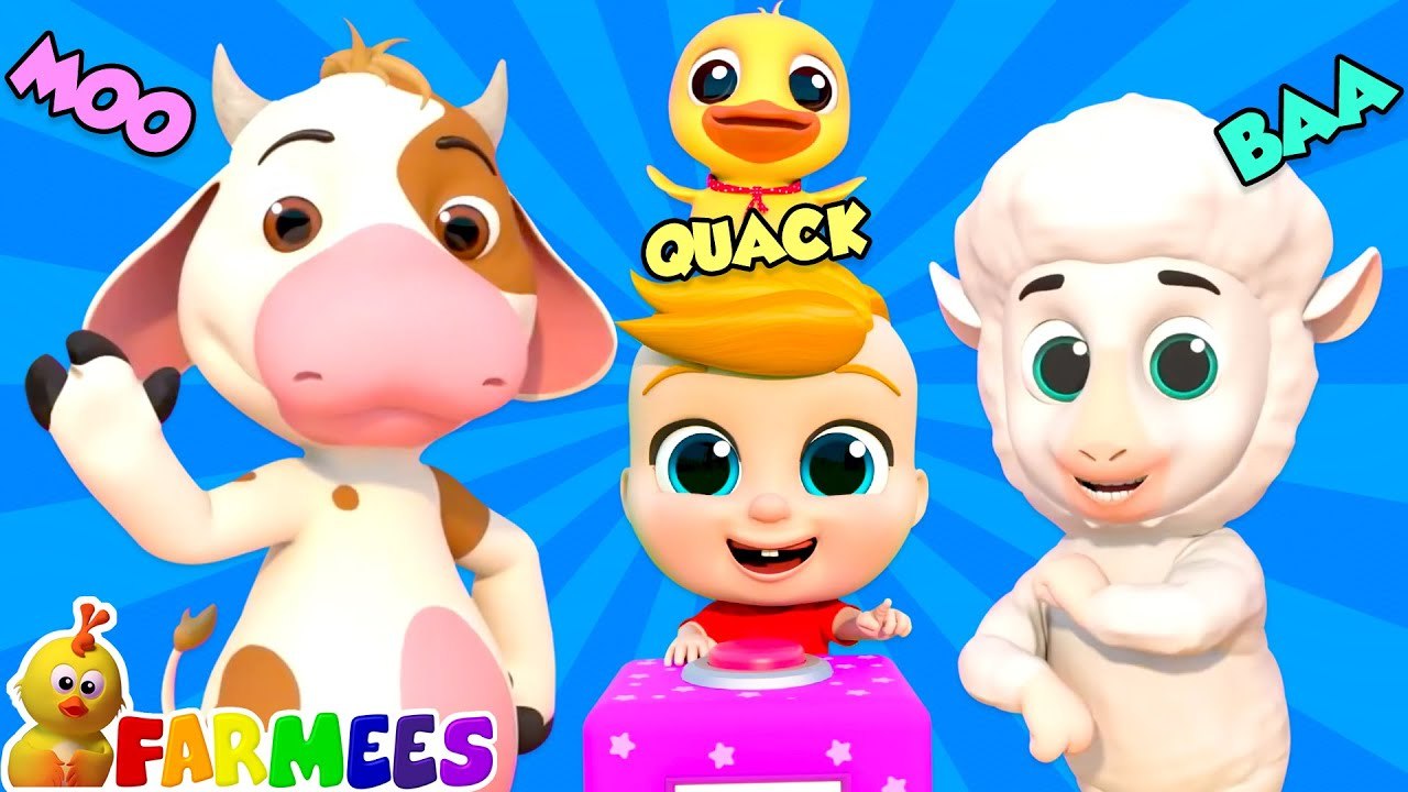 Quack Quack - Animals Sound Song + More Kids Learning Videos & Nursery ...