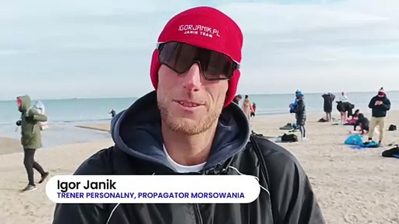 Trener Igor Janik i morsowanie w Gdańsku Jelitkowie - video Dailymotion