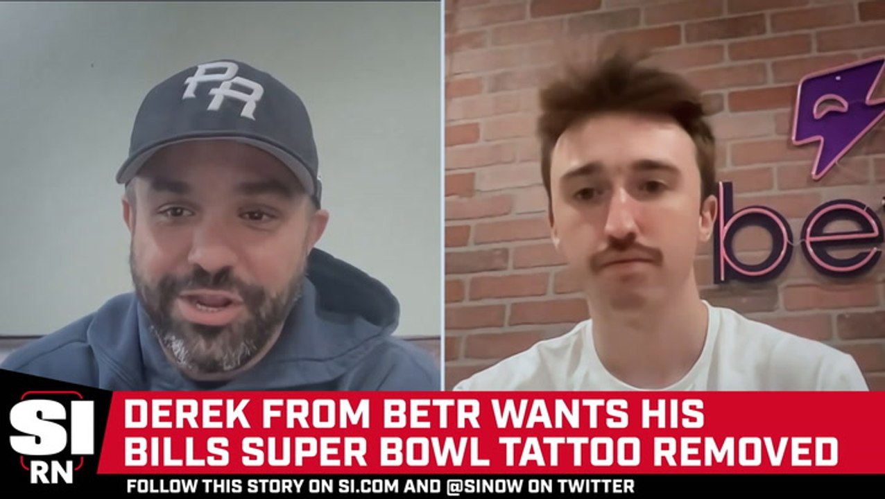 Derek From Betr Wants His Bills Super Bowl Tattoo Removed - video ...
