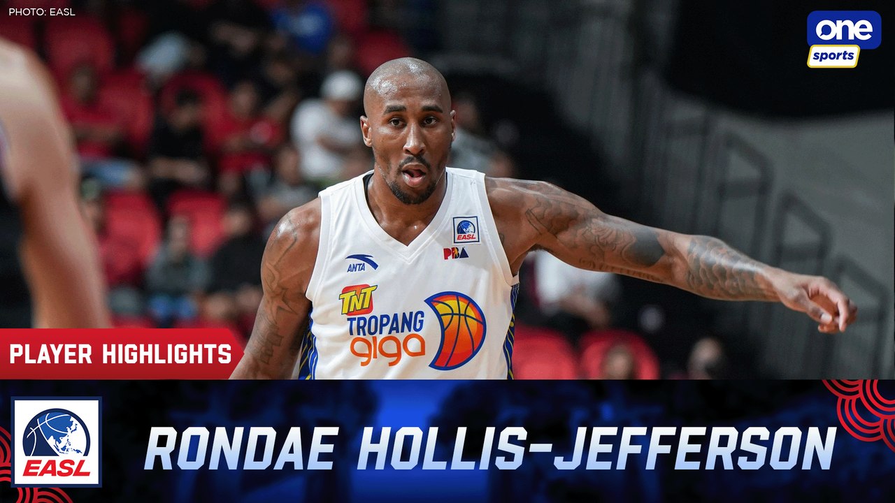 EASL: RHJ returns to serve 30-piece for TNT Tropang Giga - video Dailymotion