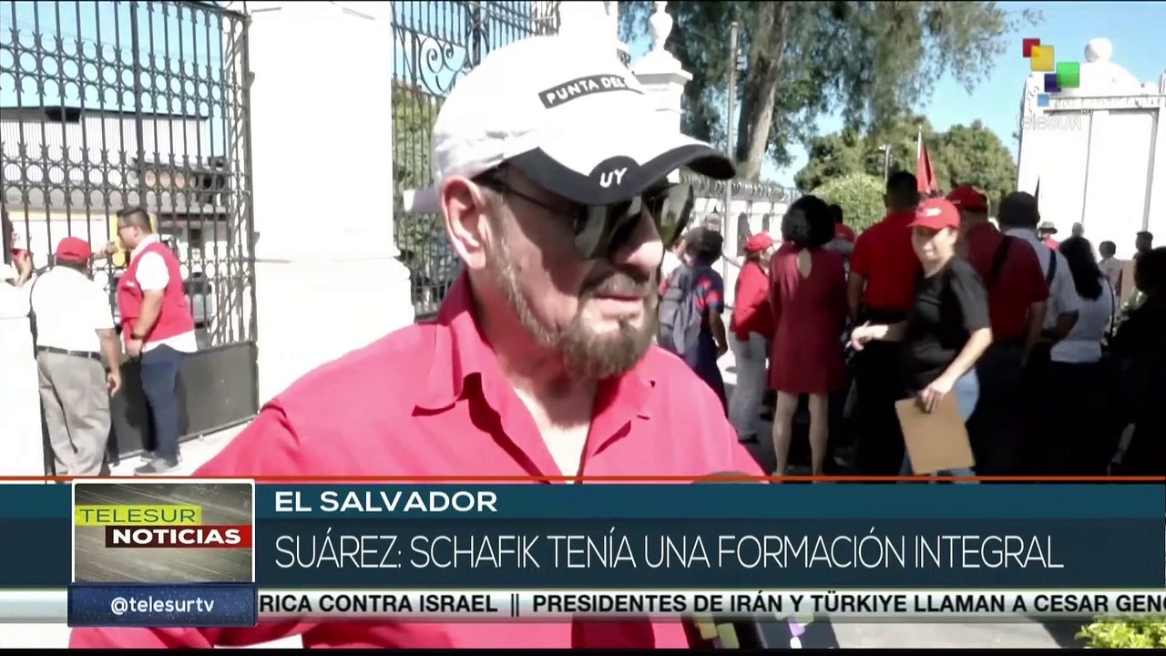 FMLN rinde homenaje al líder revolucionario Schafik Handal - Vídeo ...