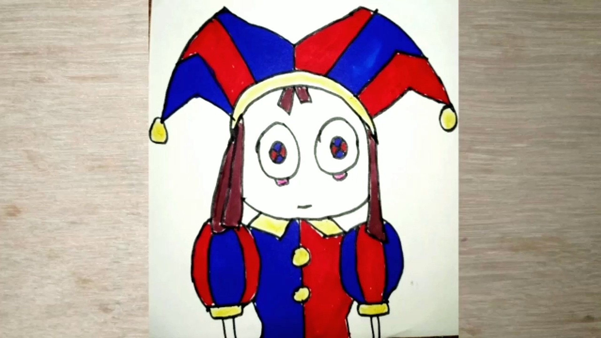 How to draw Pomni/The amazing digital Circus - video Dailymotion