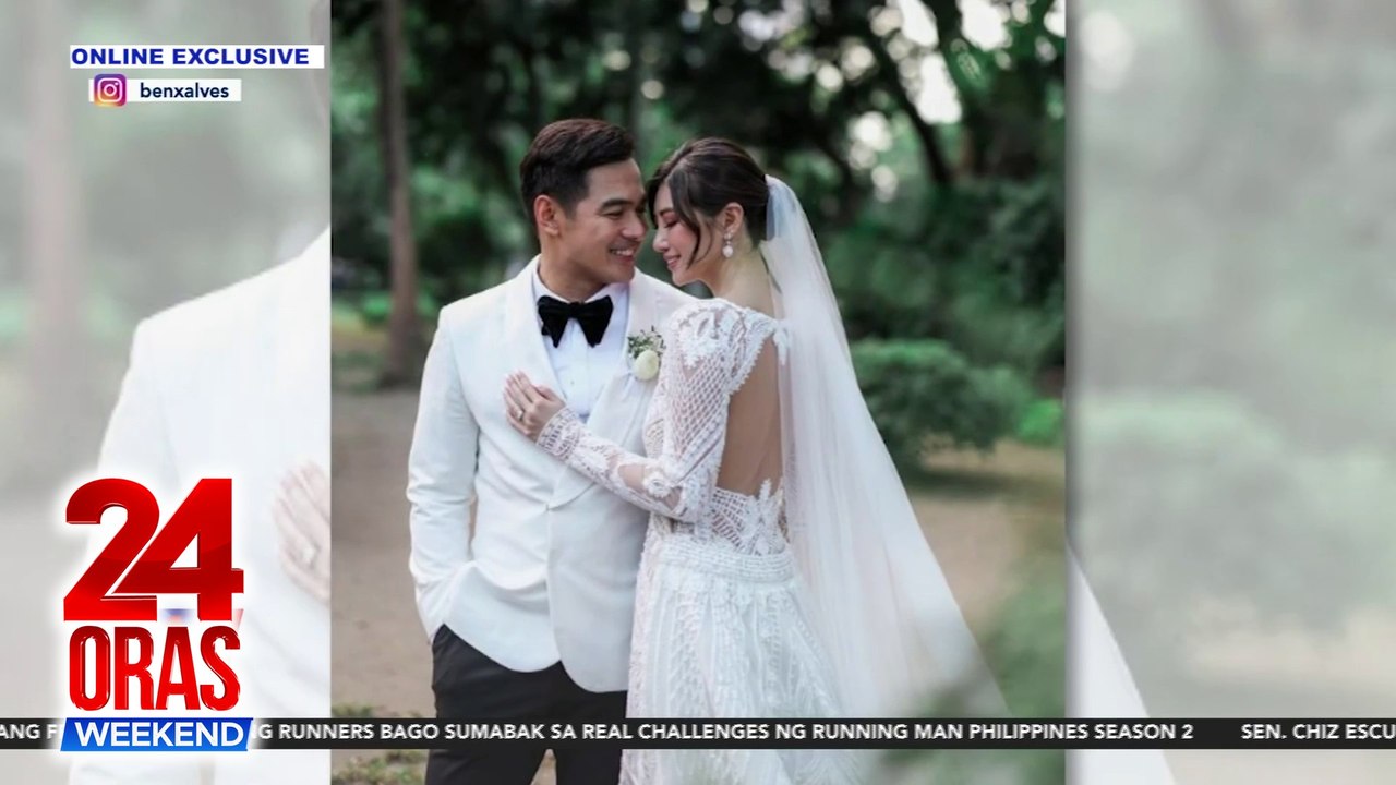Benjamin Alves at Chelsea Robato, kasal na | 24 Oras Weekend - video ...