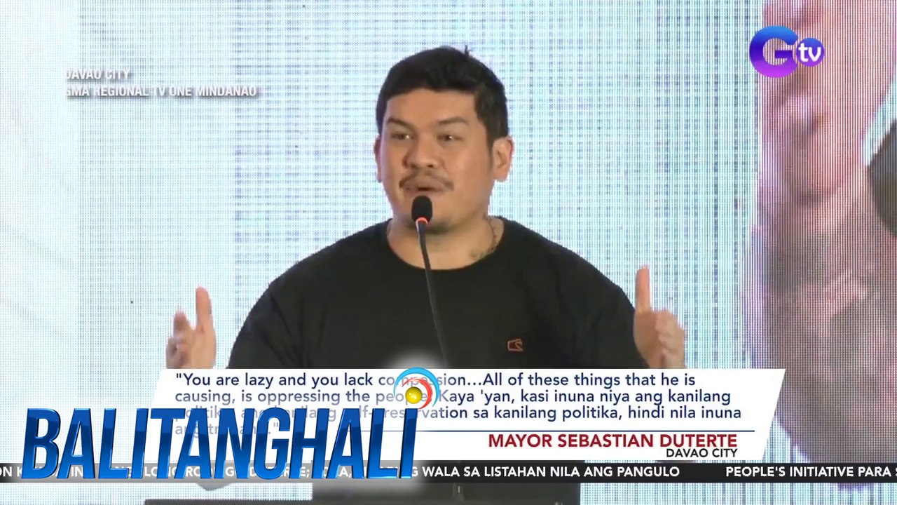 Davao City Mayor Sebastian Duterte, pinagbibitiw sa puwesto si PBBM ...