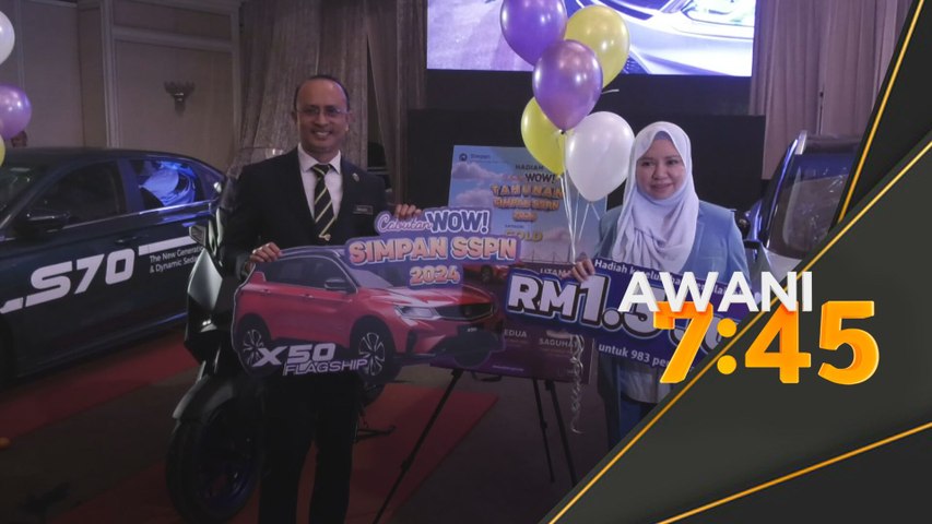 Cabutan WOW! Simpan SSPN 2024 tawar hadiah lebih RM1.3 juta | Astro Awani