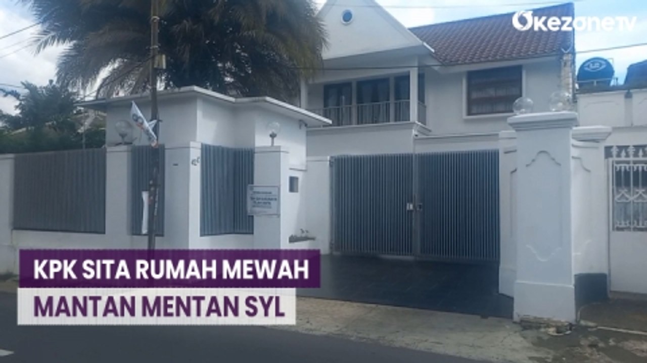 KPK Sita Rumah Mewah Mantan Mentan SYL di Kebayoran Baru, Begini Penampakannya - video Dailymotion