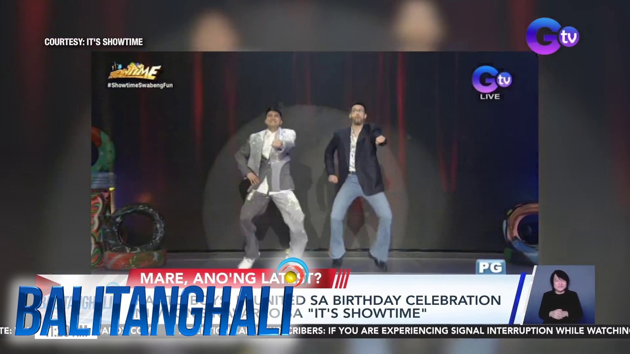 Kanto Boys, reunited sa birthday celebration ni Vhong Navarro sa "It's Showtime" | BT - video ...