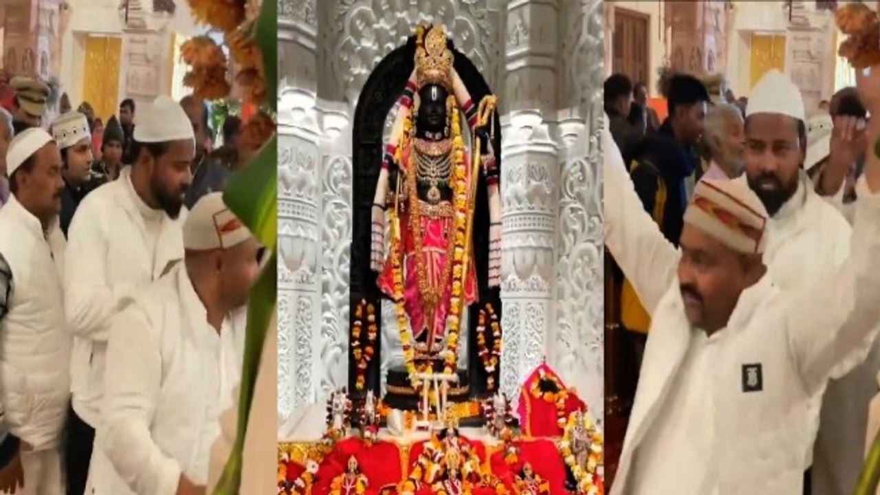 Muslim Ram Devotees का Ram Lalla Darshan Video Viral, Change Lucknow ...
