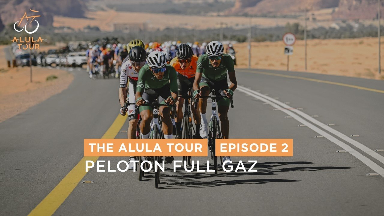 Peloton full gaz - Stage 2 - The AlUla Tour 2024 - video Dailymotion