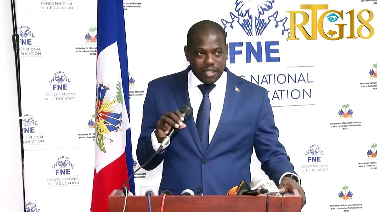 Direktè jeneral FNE a Jean Ronald Joseph prezante bilan travay FNE nan ...