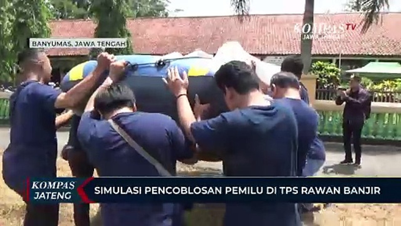 Simulasi Pencoblosan Pemilu di TPS Rawan Banjir - Video Dailymotion
