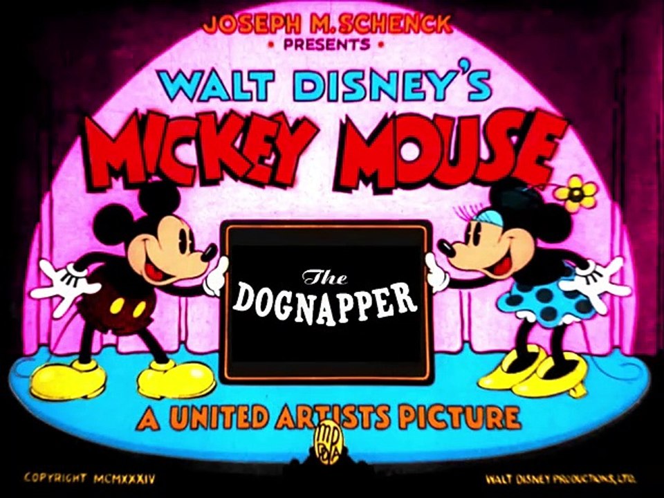 Mickey Mouse & Donald Duck - The Dognapper Colorized 1934 - video ...