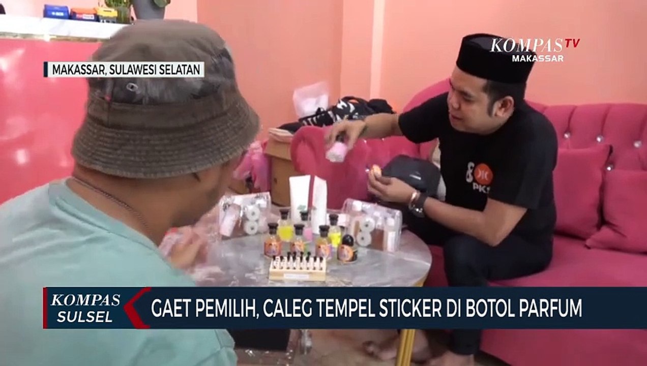 Gaet Pemilih, Caleg Tempel Sticker Di Botol Parfum - Video Dailymotion