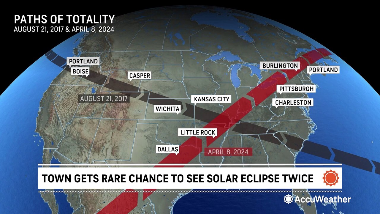 Cities in ‘solar eclipse crossroads' gear up for April eclipse - video ...