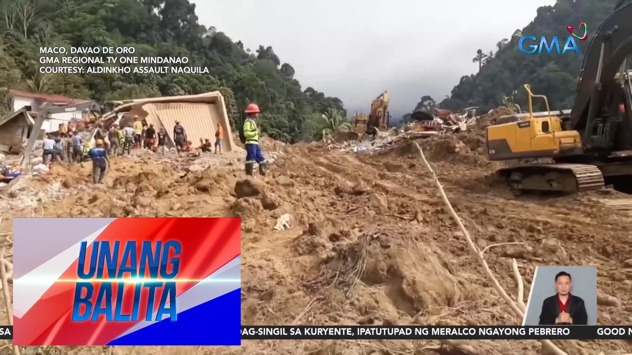 Maco MDRRMO: 11, patay sa pagguho ng lupa, 110, patuloy na hinahanap | UB - video Dailymotion