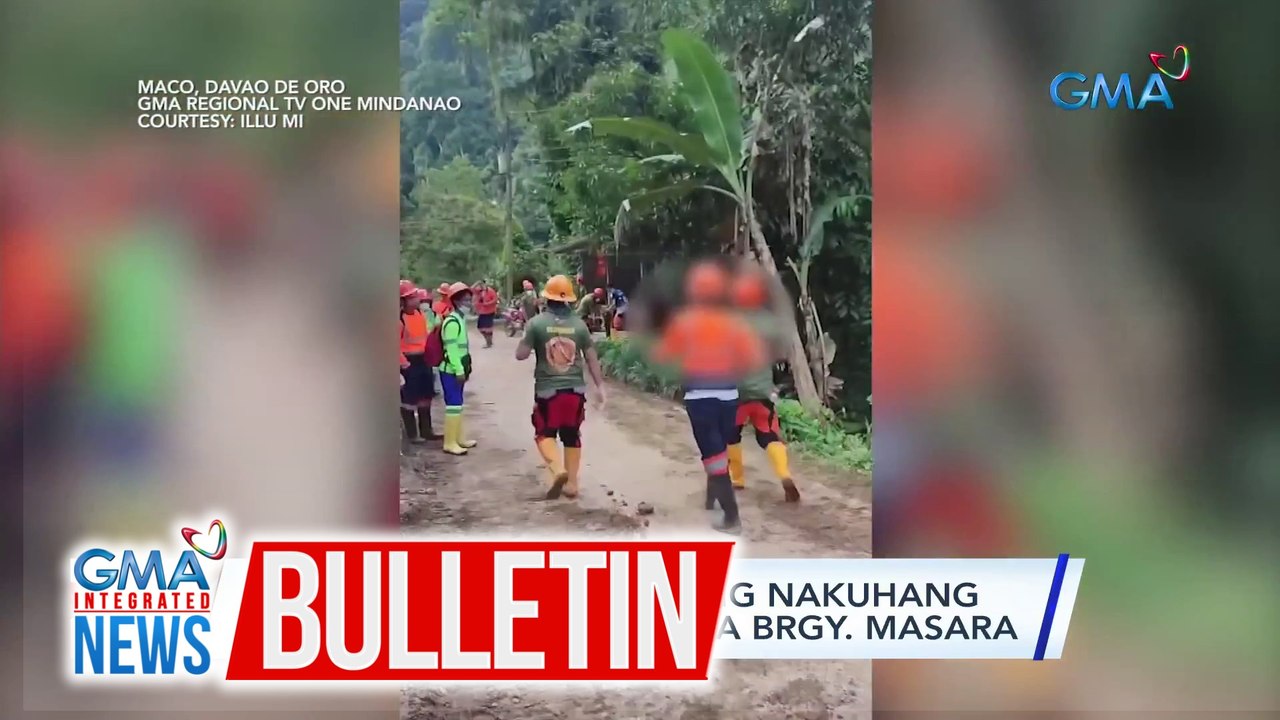 Maco MDRRMO: 15 na ang nakuhang bangay sa landslide sa brgy. Masara | GMA Integrated News ...