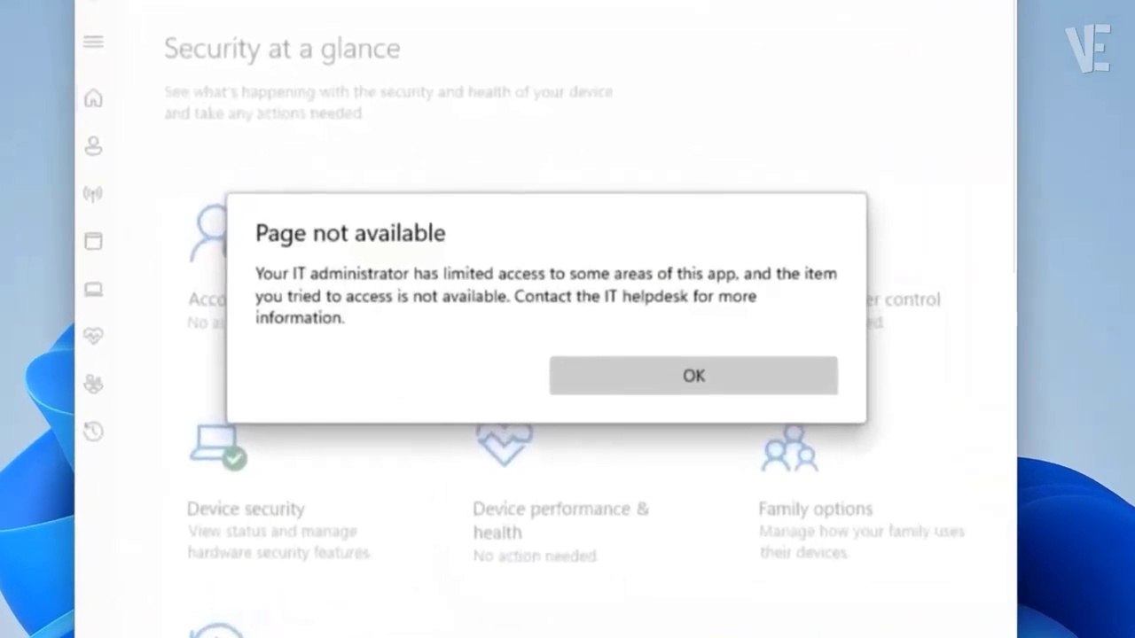 How To Fix Page Not Available Your IT Administrator has Limited Access ...