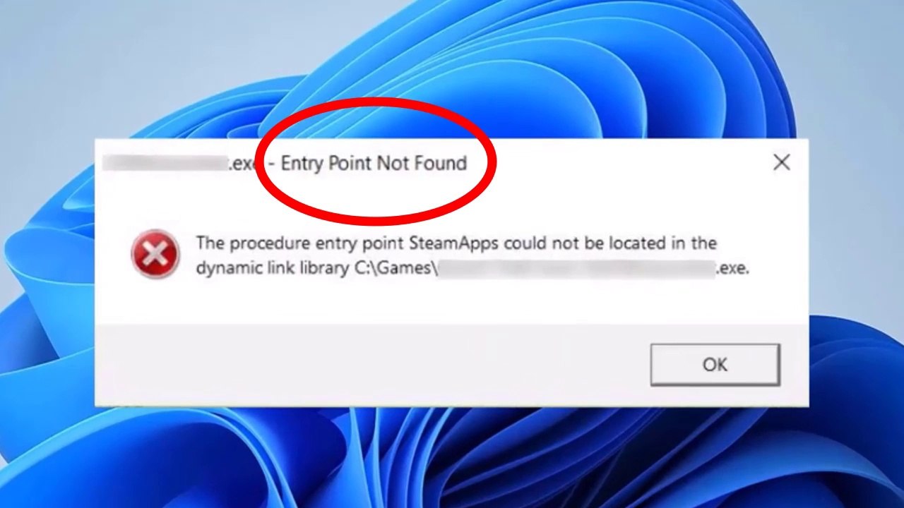 How To Fix The Procedure Entry Point Not Found Dynamic Link Library ...