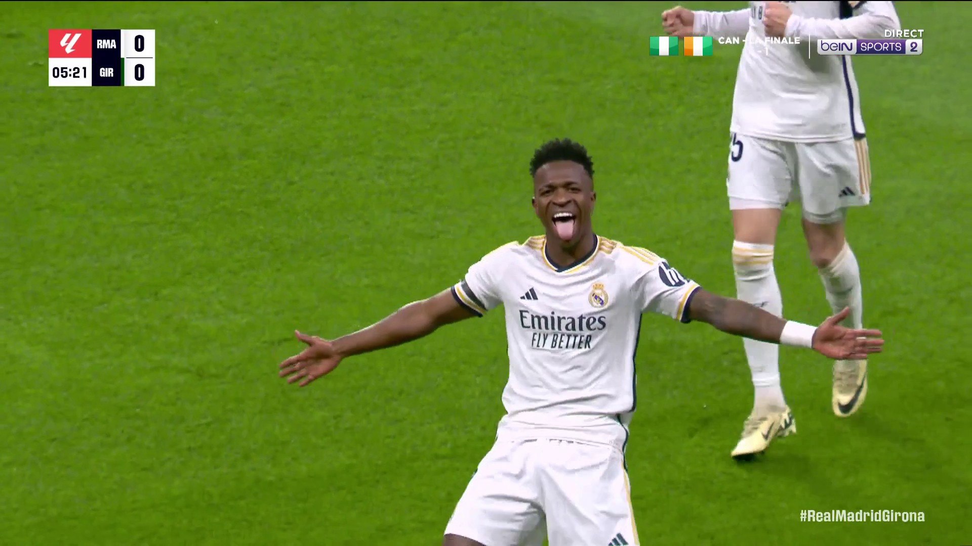 La Liga : Vinicius cueille Girona à froid avec ce Bombazo | beIN SPORTS