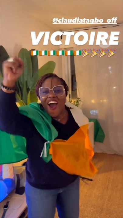 Claudia Tagbo est passée par toutes les émotions pendant cette finale ...