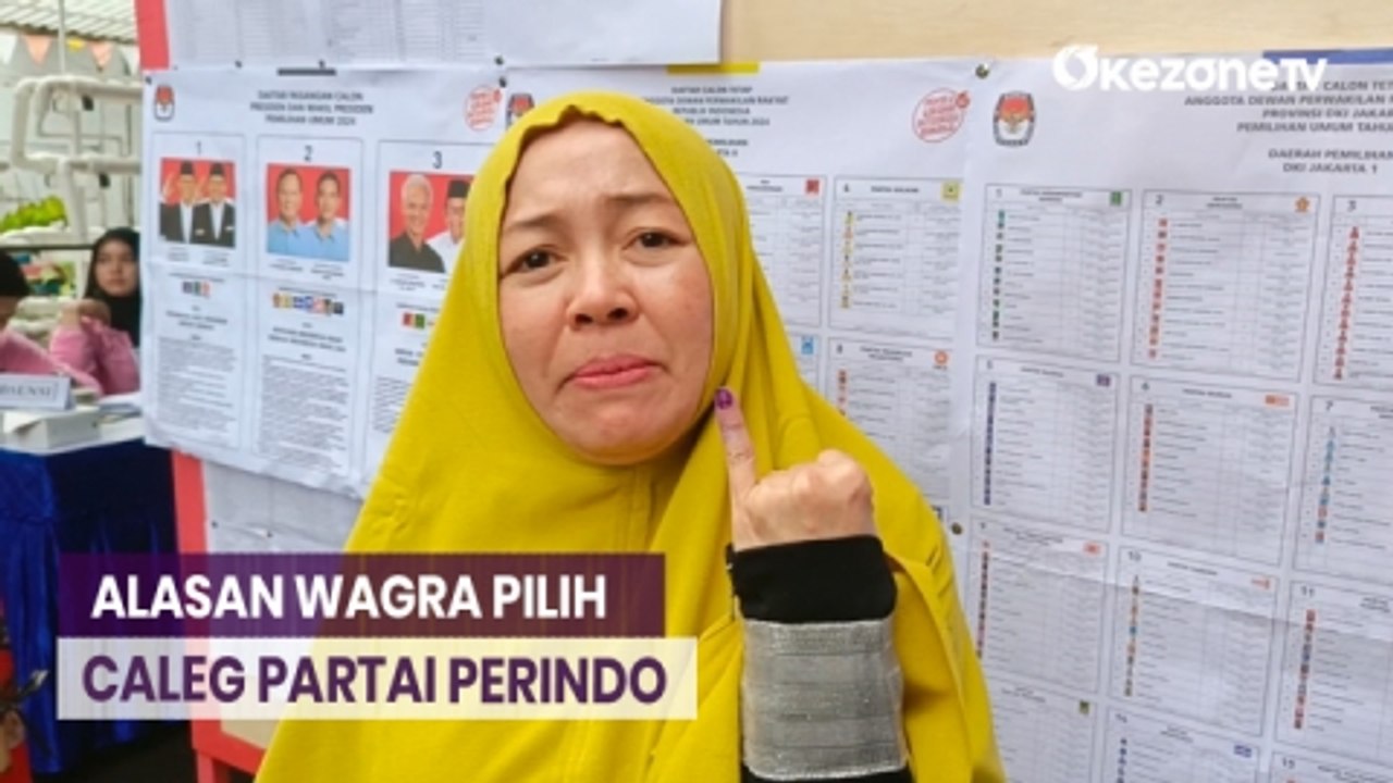 Ini Alasan Warga Paseban Coblos Caleg Perindo di Pemilu 2024 - video ...