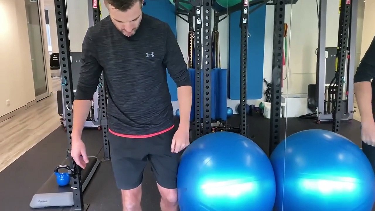 Adding a Powerband to Single Knee Rehab Exercises. _ Tim Keeley ...