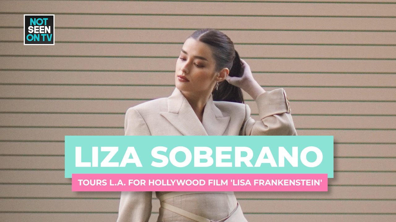 Not Seen on TV: Liza Soberano tours LA for Hollywood film 'Lisa Frankenstein' - video Dailymotion