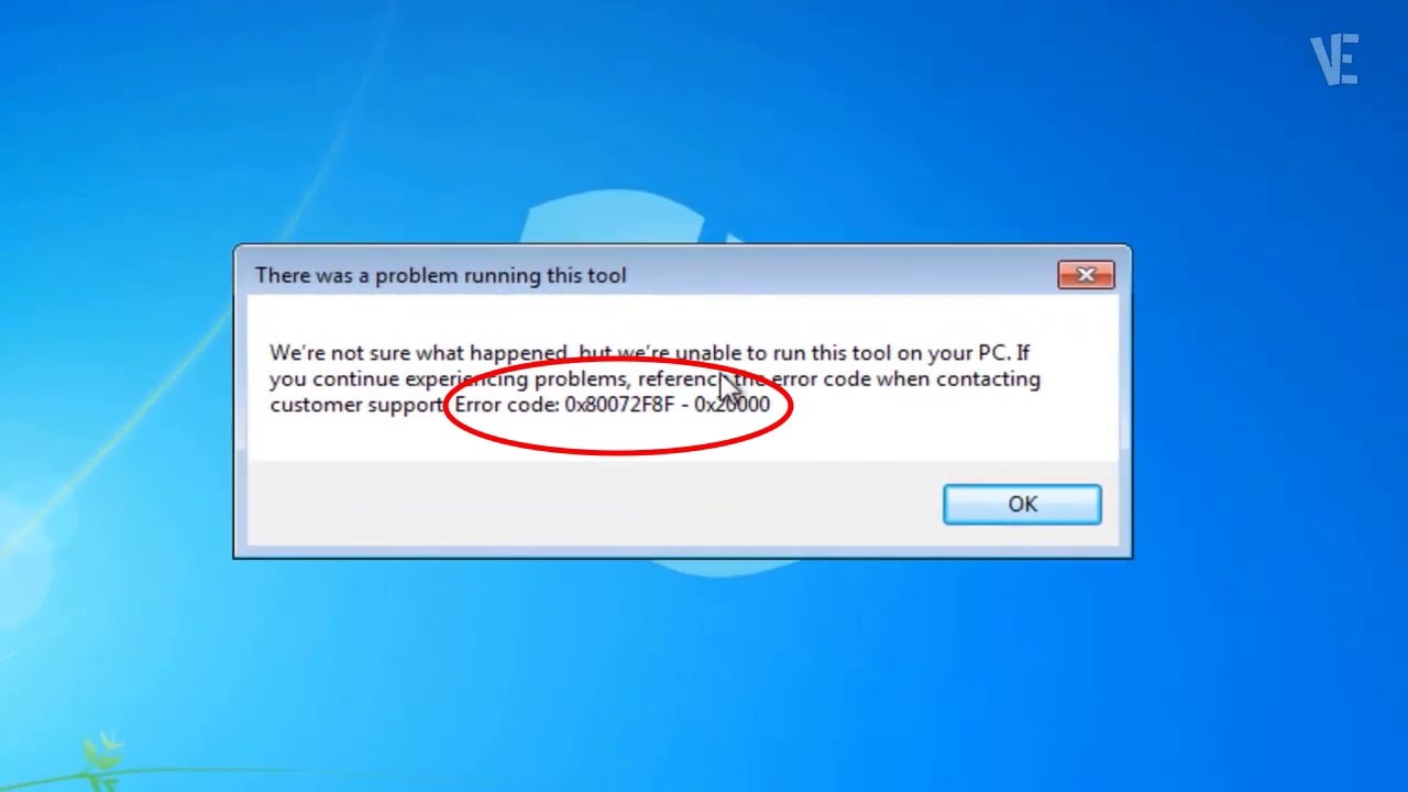 How To Fix Media Creation Tool Error Code 0X80072F8F 0X20000 in Windows ...