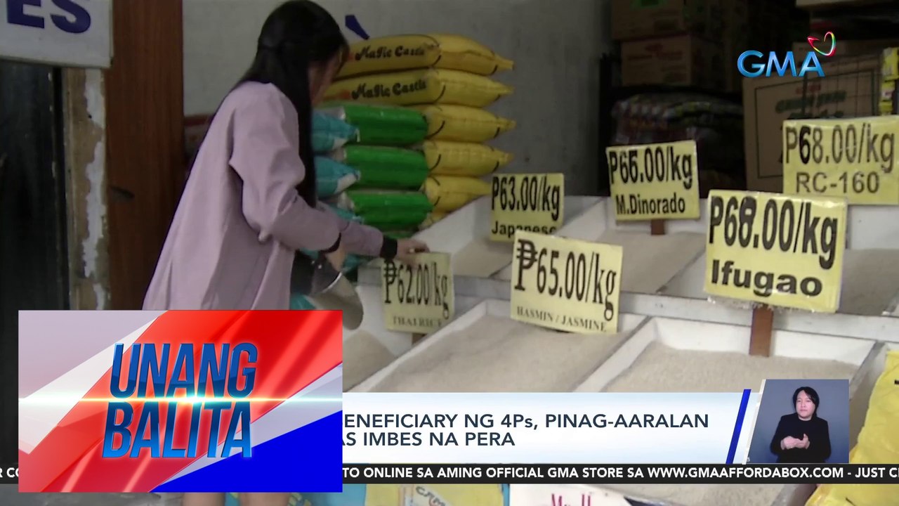 Ayuda sa mga beneficiary ng 4Ps, pinag-aaralan na gawing bigas imbes na ...