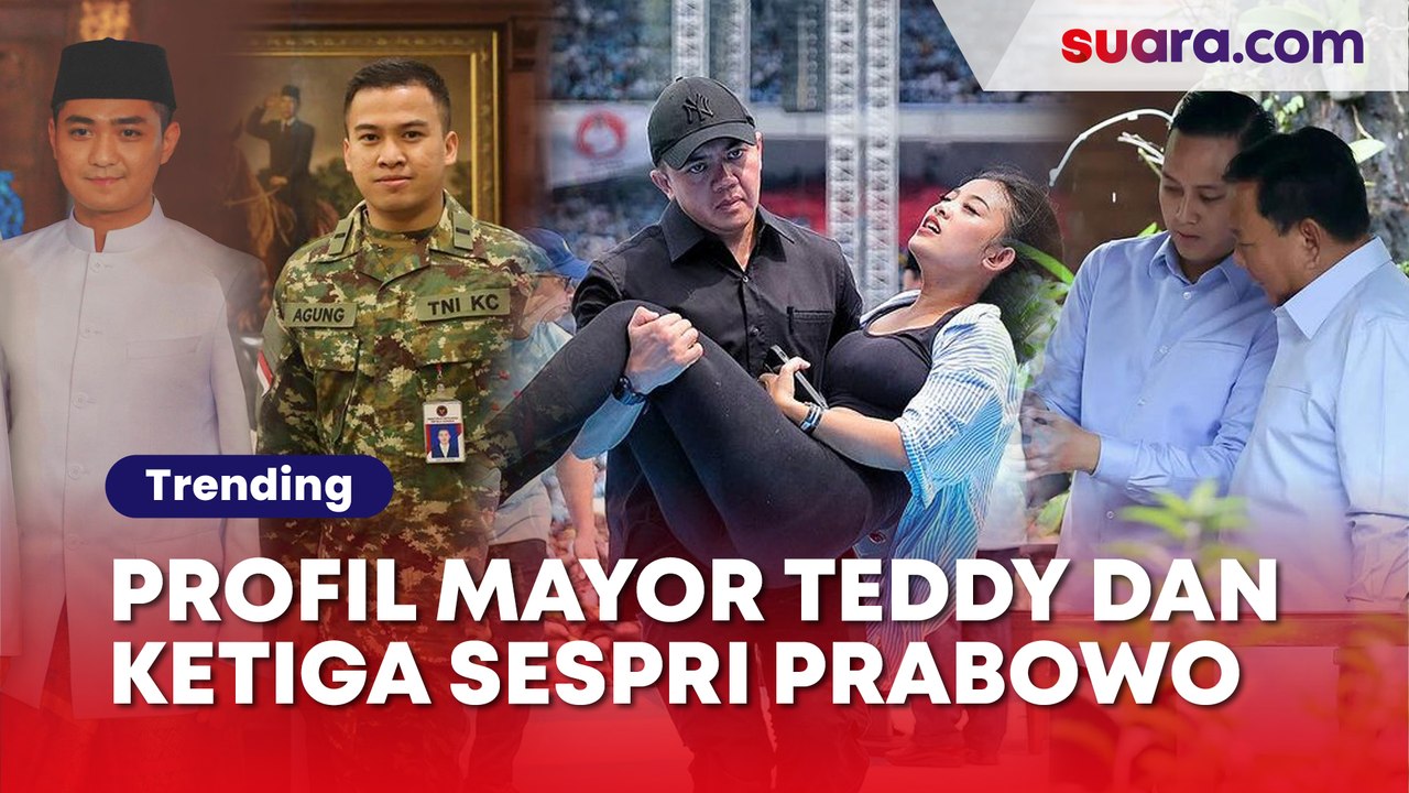 Prabowo Promosikan Mayor Teddy Dan Tiga Sesprinya, Ini Profilnya Jika Mau Daftar Jadi Calon ...