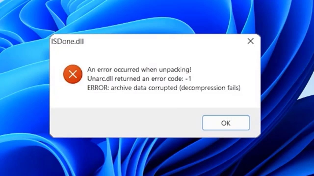 How To Fix ISDone.dll An error occurred when unpacking unarc.dll ...