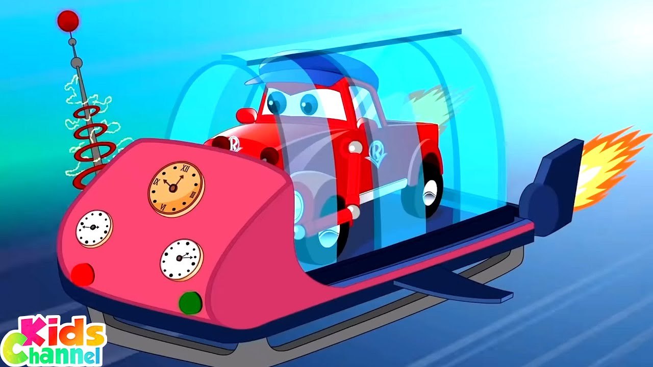 Time Machine, Kids Entertainment, Super Car Royce Cartoon Videos by ...