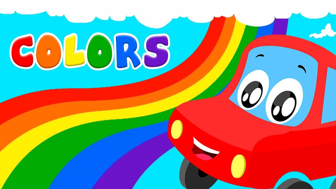 Colors Song, Learning Videos, Little Red Car Rhymes for Children by ...