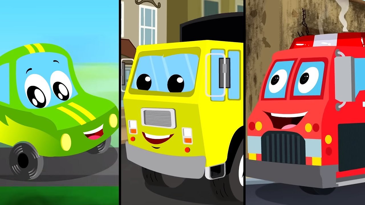 Colors Song for Kids, Learning Videos, Little Red Car Rhymes by Kids Tv ...